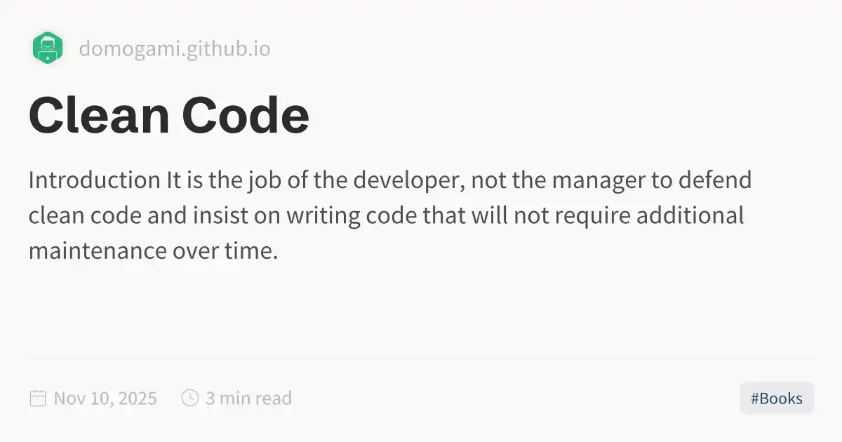 Clean Code
