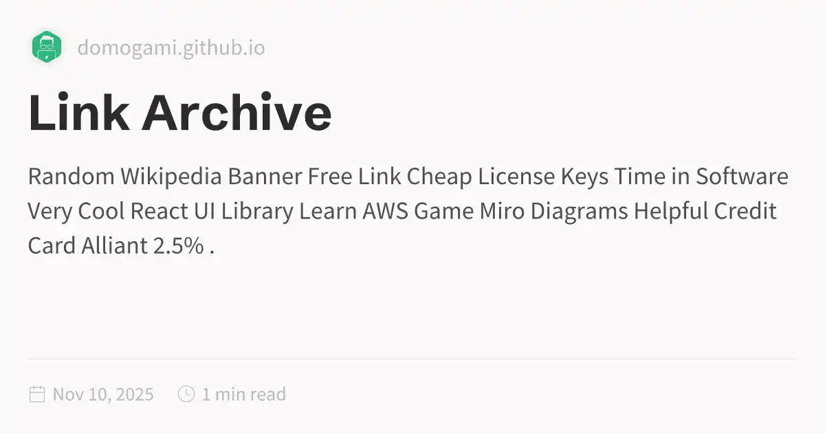 Link Archive